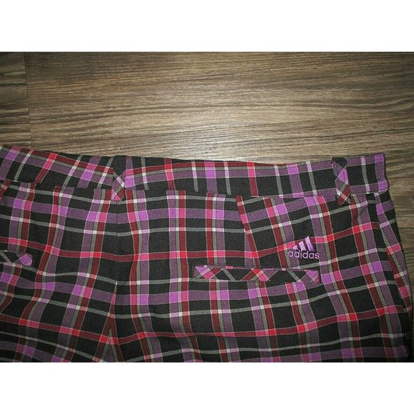 adidas | Shorts | Adidas Golf Shorts 38 Flat Front Plaid | Poshmark